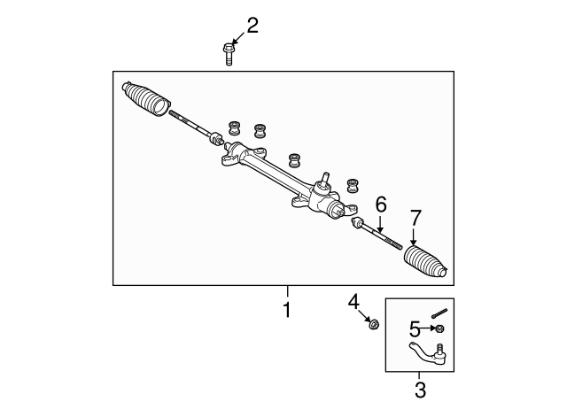 Toyota Outer Tie Rod Part# 4504619425 | Toyota Of Colorado Springs Parts