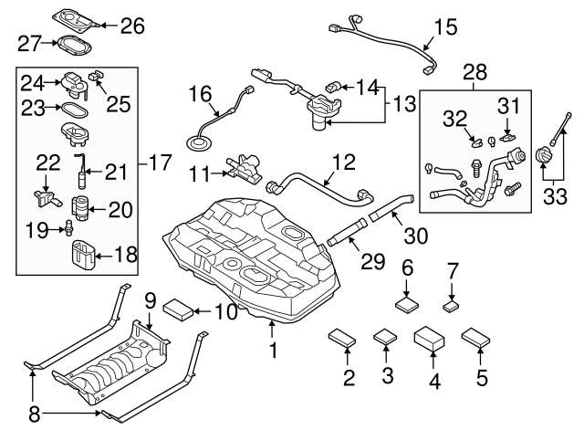 31125-E6850 - Wire Harness 2016-2019 Hyundai Sonata | AutoNation Parts