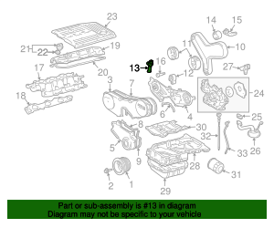 2002-2006 Lexus Belt Tensioner 13540-20030 | OEM Parts Online