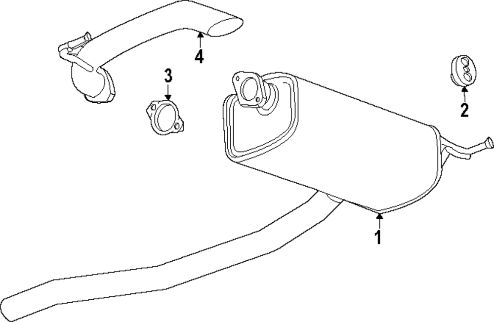 2024-2025 Buick Envista Muffler & Pipe Assembly 42817963 | GM Parts Center