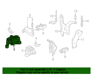 246-240-24-17 - Engine Mount 2014-2020 Mercedes-Benz | AutoNationParts.com