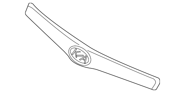 86355-2J000 - Front Molding 2009 Kia Borrego | Kia.Parts Store