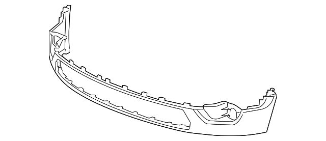 84856958 - Black Front Bumper Lower Fascia 2020-2023 GMC Acadia ...