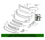 2020-2023 GMC Acadia Lower Bracket 84761966 GM | GMPartsDirect.com