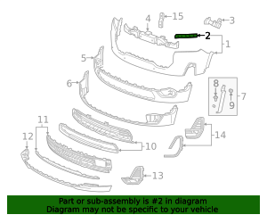 2020-2023 GMC Acadia Front Passenger Side Bumper Fascia Headlamp ...