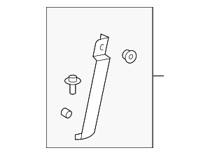 84761964 - Lower Bracket 2020-2023 GMC Acadia | Gateway Buick GMC Parts