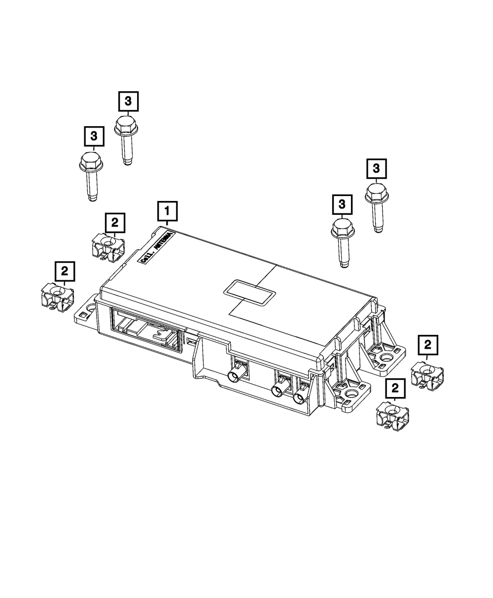 68525379AE - 2020-2022 Jeep Cherokee - Telematics Module | Mopar OEM ...
