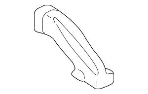 Genuine OEM Rear Duct Part# 7830A017 Fits 2003-2004 Mitsubishi ...