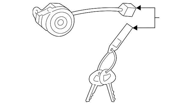 Genuine Cylinder & Keys for 2011-2016 Hyundai | Part# 81900-3XE00 ...
