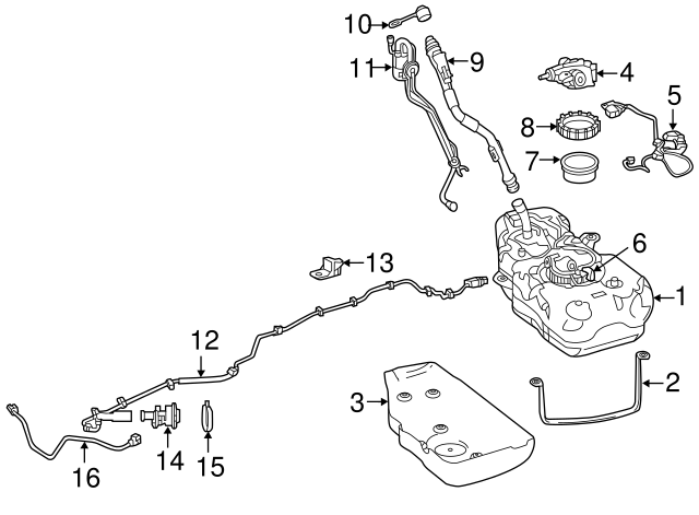 166-470-17-20-64 - Filler Neck 2012-2016 Mercedes-Benz | Mercedes-Benz ...