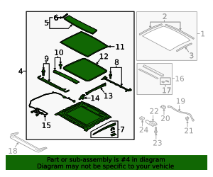 8W6-877-049 - Frame Assembly 2018-2023 Audi | Audi OEM Parts