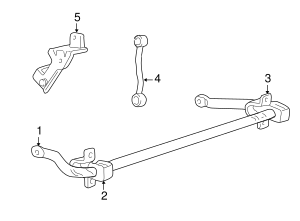 Genuine OEM Ford Part - Stabilizer Bar F81Z-5482-FA | Genuine OEM Ford ...