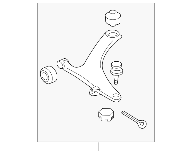 2006-2014 Subaru 2011-2012 Subaru Tribeca Left LOWER Control Arm OEM ...