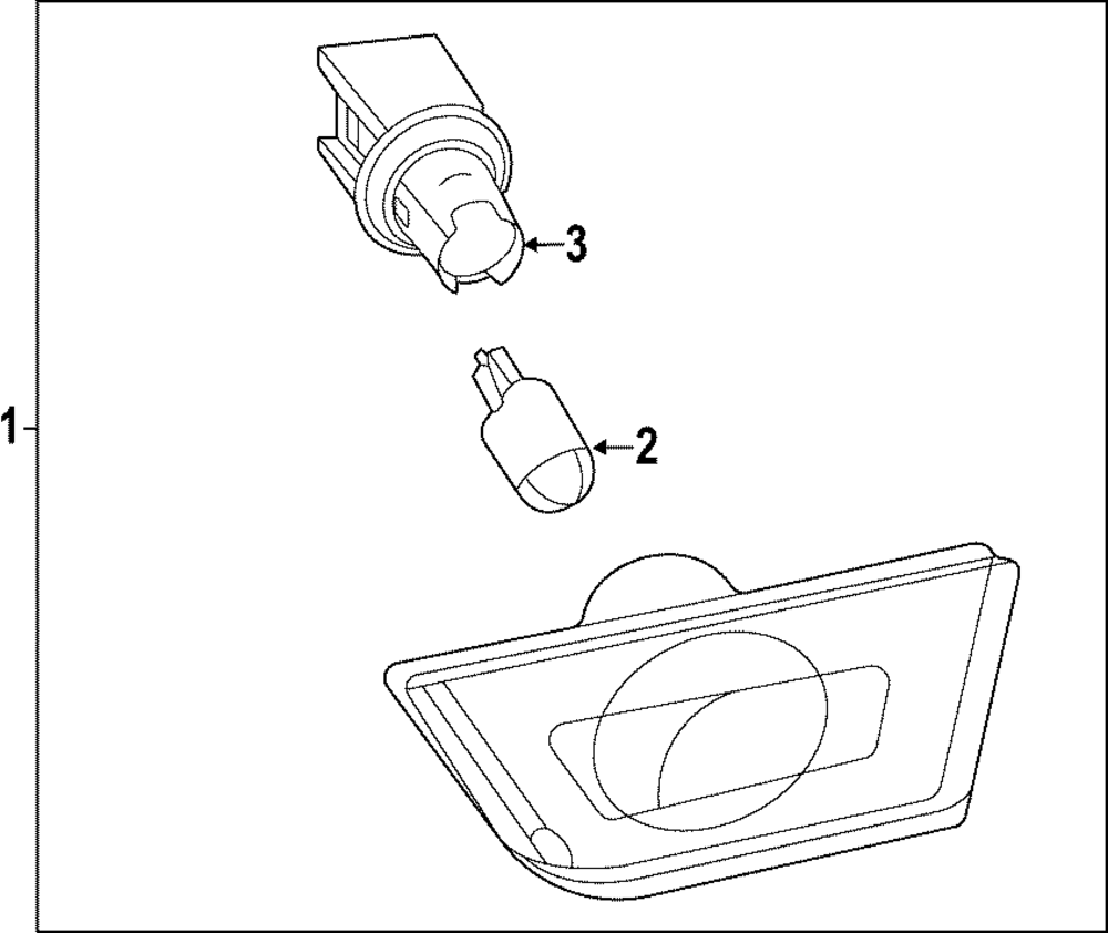 2022-2024 Ford Maverick Side Marker Lamp NZ6Z-13A565-A | Ford OEM Parts ...