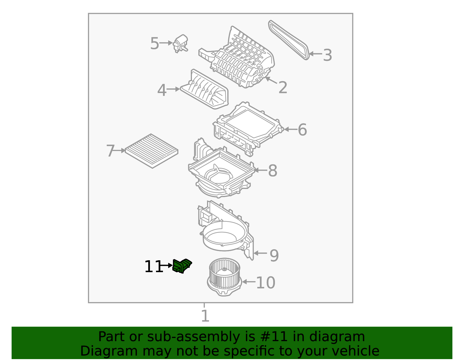 97035-1E100 - Blower Motor Resistor 2020-2022 Kia Telluride | Kia.Parts ...