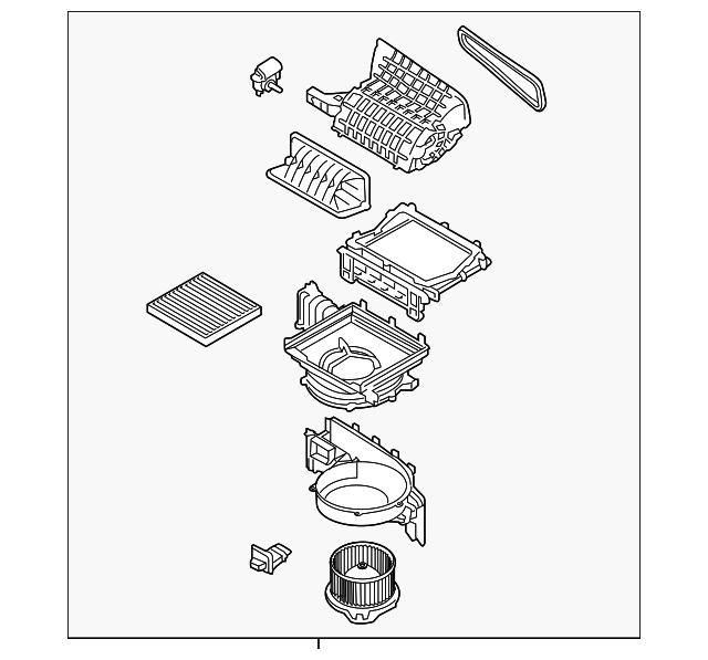 97100-S9020 - Blower Assembly 2020-2022 Kia Telluride | Kia.Parts Store