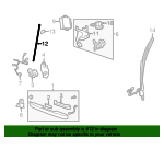 2007-2014 GM Liftgate Actuator Rod 15836293 GM | GMPartsDirect.com