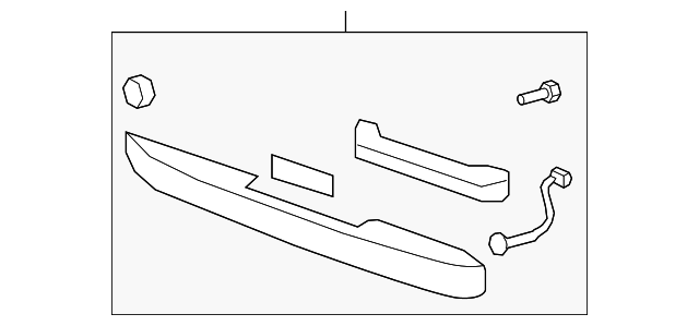 2007-2014 GM Primed Exterior Liftgate Handle 25838218 GM ...
