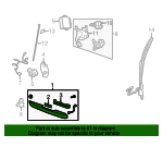 2007-2014 GM Primed Exterior Liftgate Handle 25838218 GM ...