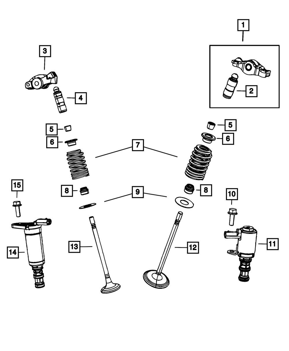 2016-2025 Mopar Valve Rocker Arm 5047896AD | Mopar eStore