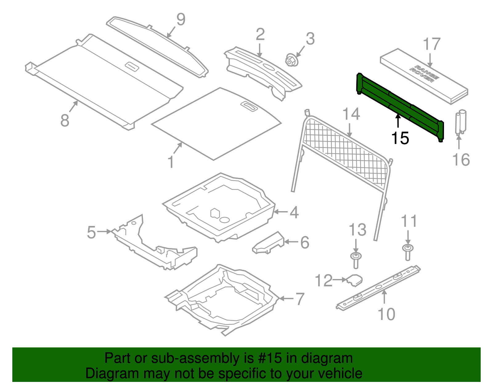 LR038146 - High-Quality Support Frame for 2013-2023 Land Rover ...