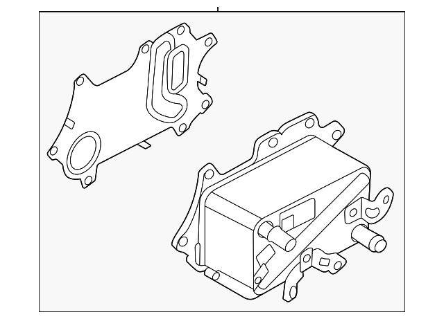 Genuine OEM Oil Cooler Part# LR124571 Fits 2019-2022 Land Rover: Up To ...