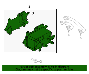 Genuine OEM Oil Cooler Part# LR124571 Fits 2019-2022 Land Rover: Up To ...