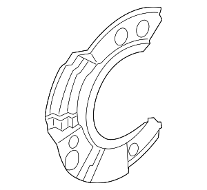 34116775266 - 2010-2019 BMW Splash Shield (34-11-6-775-266) | Parts ...