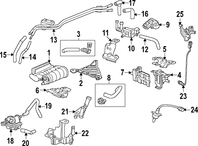 17358-3A0-A00 - Upper Bracket 2023-2024 Honda CR-V | Honda Parts Online