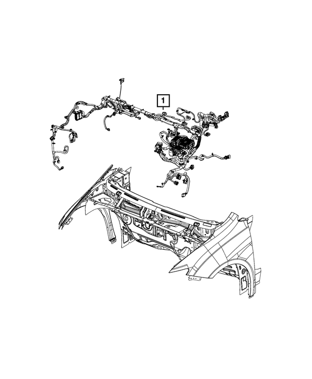 2022 Chrysler Dash Wiring 68519490AD | Mopar eStore