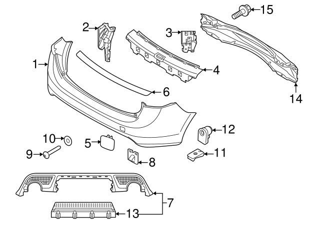 2014-2018 Volvo Valance Panel 31383087 | TascaParts.com