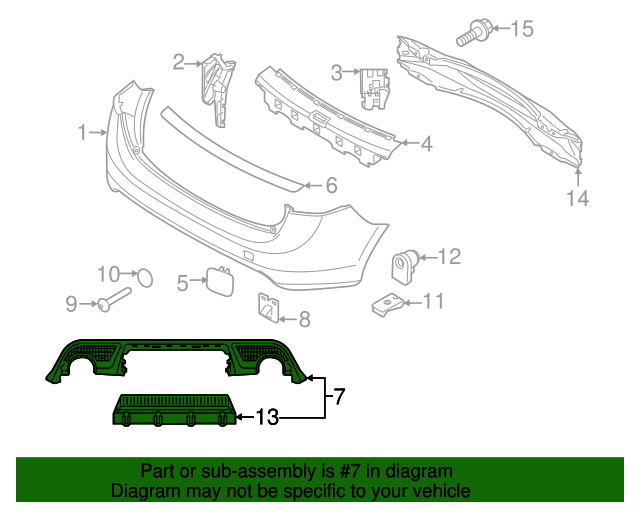 2014-2018 Volvo Valance Panel 31383087 | TascaParts.com