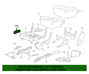 2018-2020 Chevrolet Traverse Recline Handle 84185963 | GMPartsDirect.com