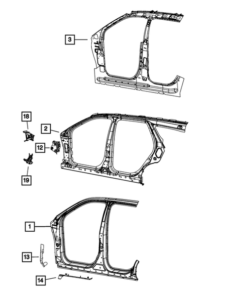 Aperture Panel, Pillar Supports and Cab Back for 2022 Jeep Grand ...