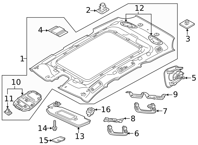39816568 - Interior Grab Bar 2017-2022 Volvo | AutoNationParts.com