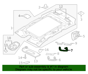 39816568 - Interior Grab Bar 2017-2023 Volvo | AutoNationParts.com