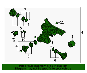 2018-2025 Audi Differential Assembly 0B0-500-043-N | Audi OEM Parts Online