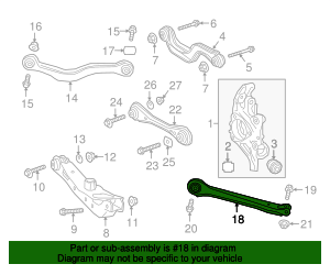 2017-2025 GM Rear Suspension Lower Trailing Link 84354706 GM ...
