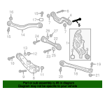 2017-2022 GM Rear Upper Suspension Control Arm Outer Bolt 11610917 ...
