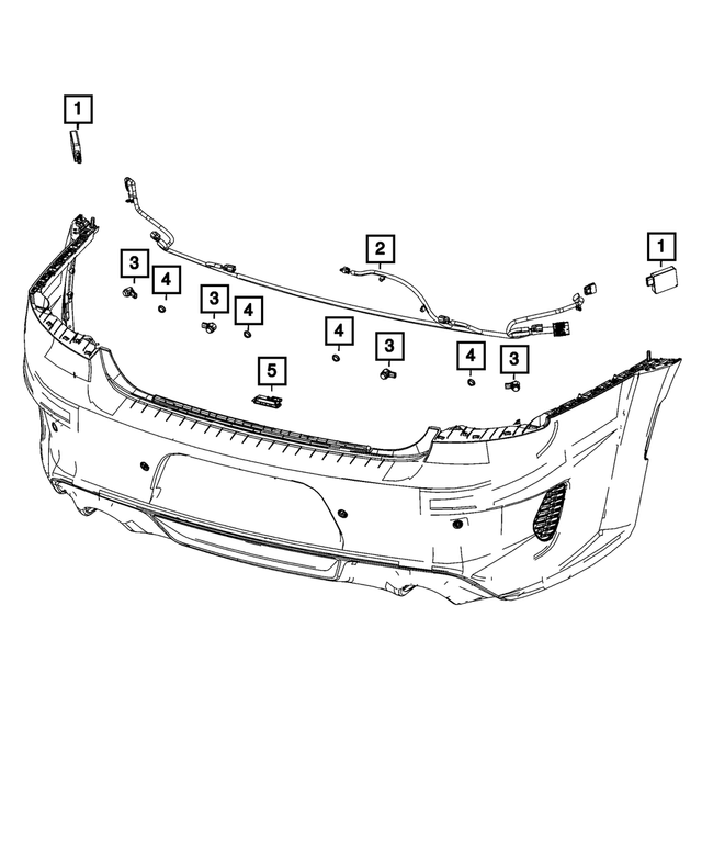 2020-2023 Dodge Charger Rear Fascia Wiring 68449642AB | Mopar Estores
