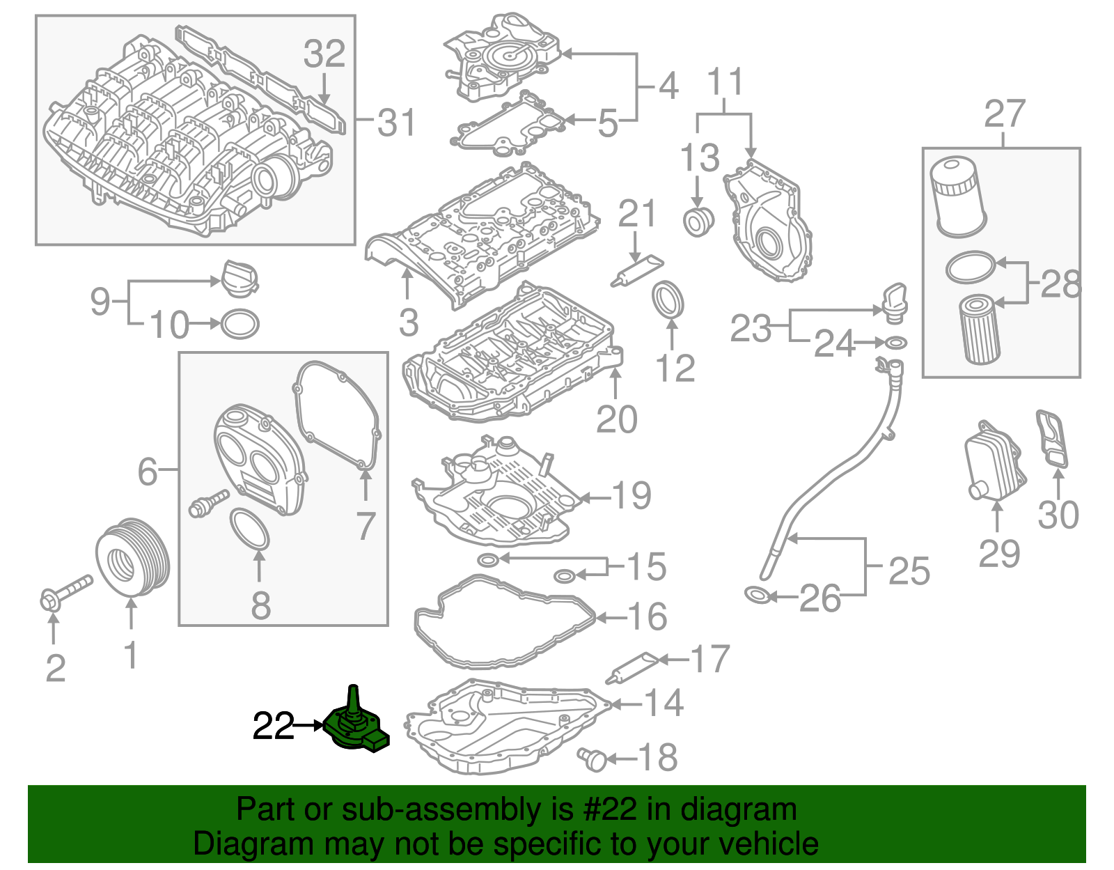 06K-907-637-B - Level Sensor 2013-2024 Audi | AutoNation Parts