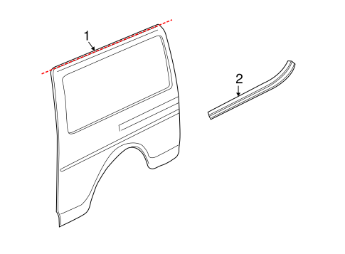 Side Panel & Components for 2001 Chevrolet Express 3500 | QuirkParts