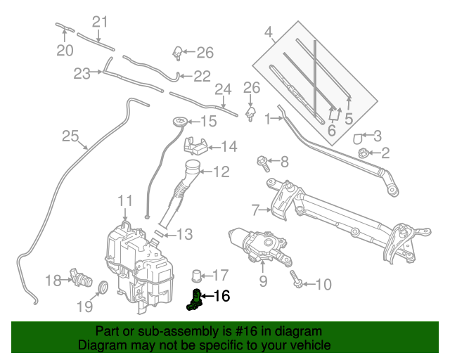 2013-2019 Mazda OEM NEW 13-19 Mazda 6 CX-5 CX-9 3 Large Reservoir ...