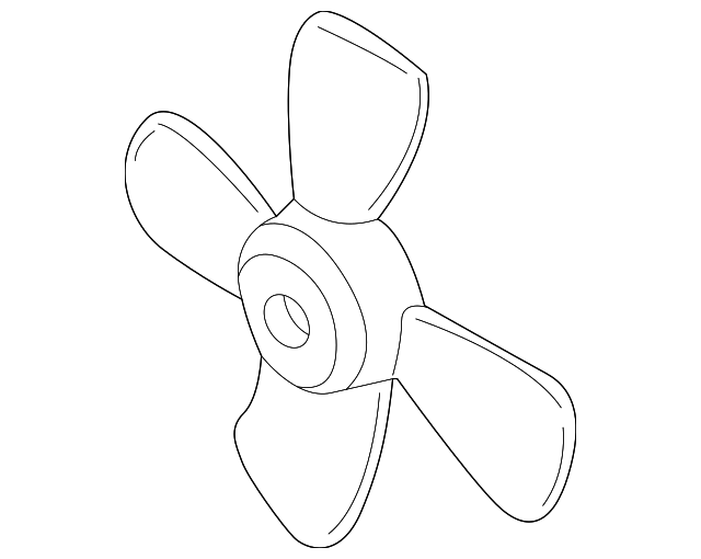 FP59-15-140A - Engine Cooling Fan Blade - 2003 Mazda Protege | MazdaSwag