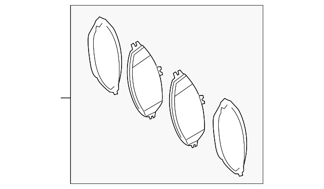 2017-2023 Mercedes-Benz Disk Brake Pad Front 000-420-82-03 | MB ...