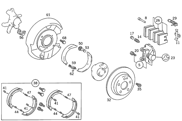 1954-2004 Mercedes-Benz Protective Metal Sheet 210-420-14-44 | MB OEM Parts