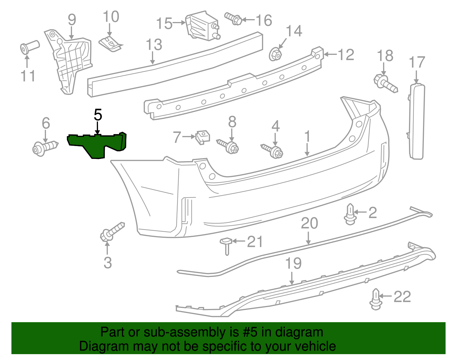 2012-2017 Toyota Prius V 2012-2017 Toyota Prius V - Side Retainer 52155 ...