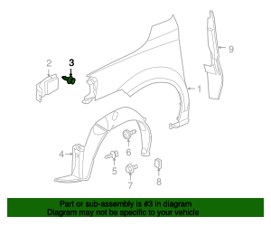 10134407 - Battery Cover Retainer 1990-2011 GM | GMPartsNow