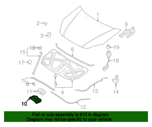 81130-1G000 - Latch Assembly 2006-2011 Kia | Kia.Parts Store