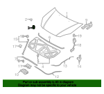 2004-2019 Kia Hood Bumper 81738-24210 | Kia Cheap Parts